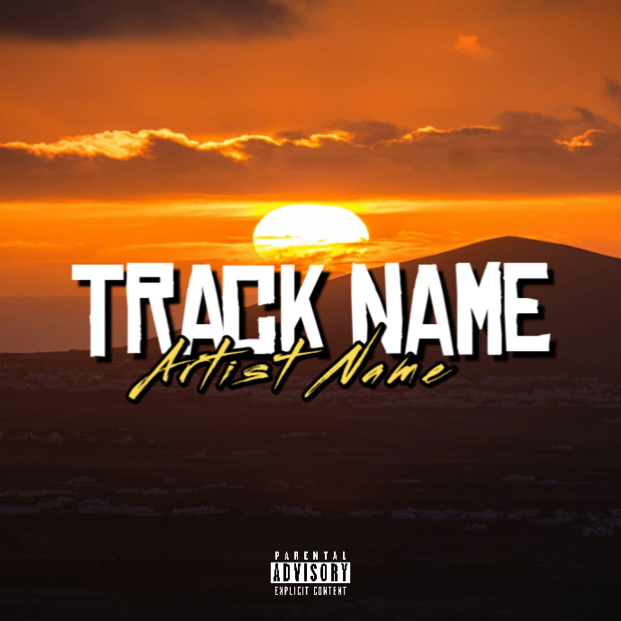 Vintage Sunset Mixtape Cover Album Cover Template | PosterMyWall