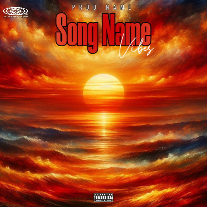 Vintage Sunset Song Cover Album Cover เทมเพลต | PosterMyWall