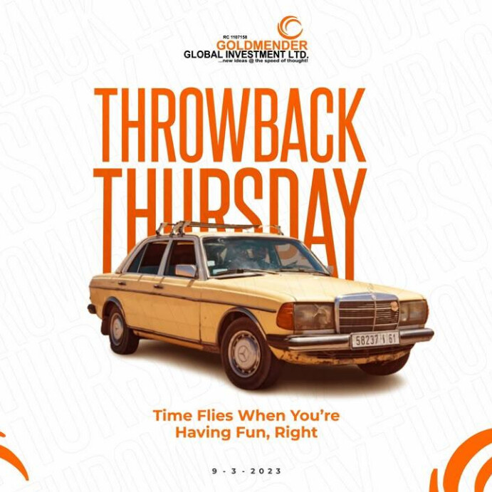 Modèle Vintage Throwback Thursday Instagram Post | PosterMyWall