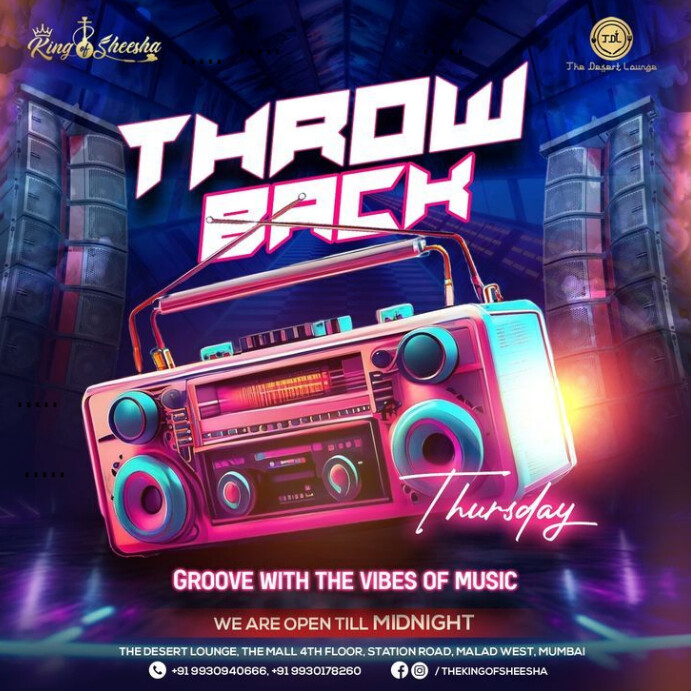 Copy of Vintage Throwback Thursday Instagram Post | PosterMyWall