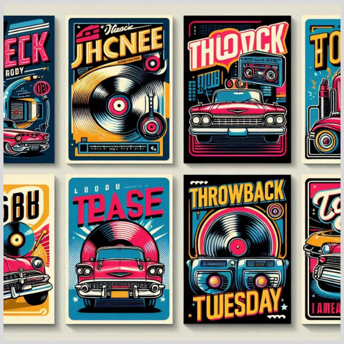 Vintage Throwback Tuesday Rethro-themed Insta Template | PosterMyWall