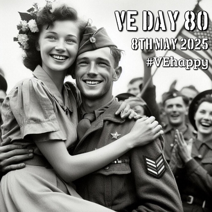 Copy of Vintage Ve Day Instagram Post | PosterMyWall