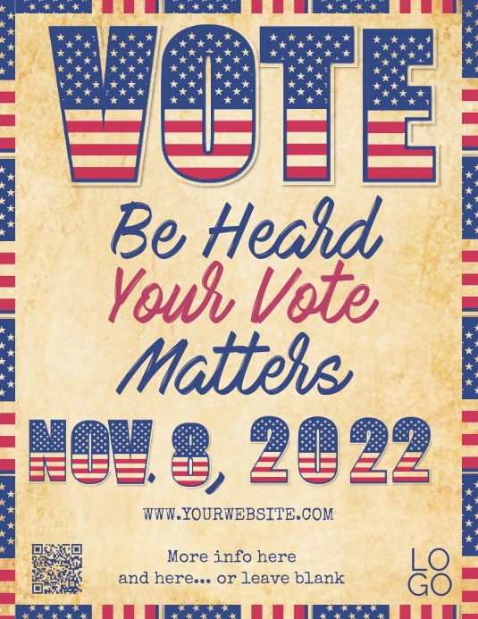 Copy of Vintage Vote Flyer | PosterMyWall