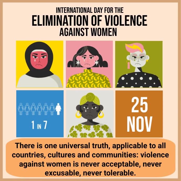 Violence against women flyer Template | PosterMyWall