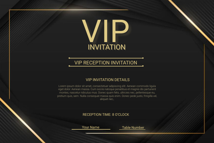 VIP cards flyer Template | PosterMyWall