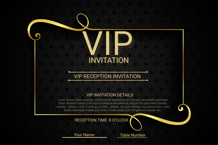 VIP cards flyer Template | PosterMyWall