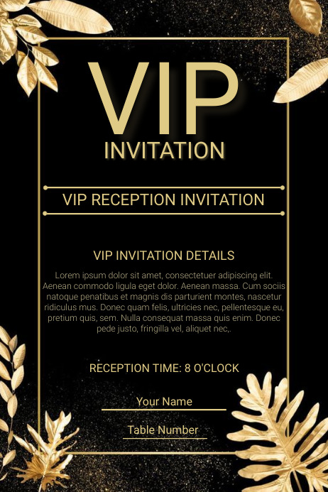 VIP cards flyer Template | PosterMyWall