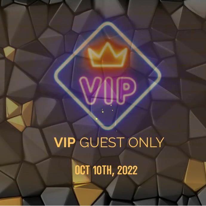 vip guest only Template | PosterMyWall