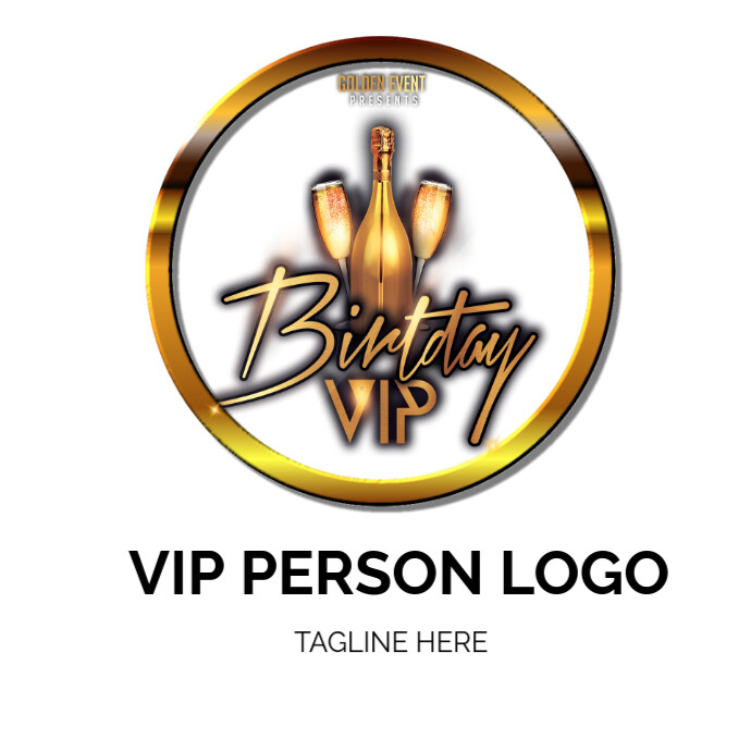 Vip Person Birthday Logo Template | PosterMyWall