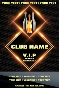 VIP NIGHT Flyer Template | PosterMyWall