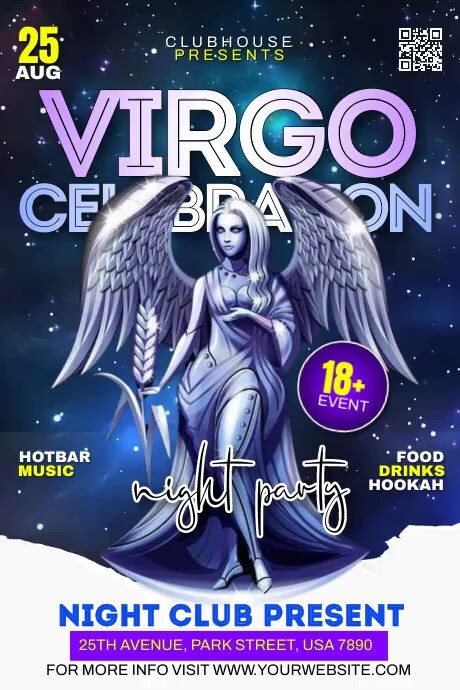 Copy of Virgo Night Party | PosterMyWall
