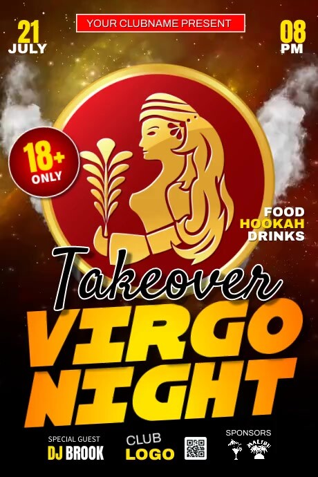 Copy of Virgo Party Night | PosterMyWall