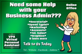 Virtual assistant Template | PosterMyWall