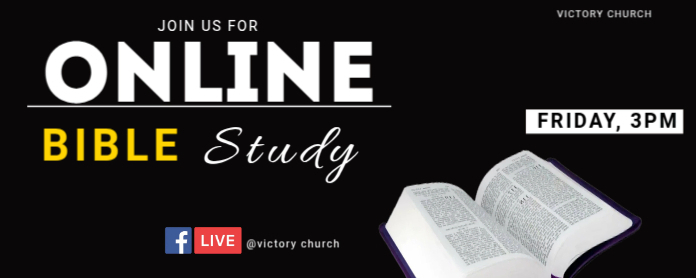 virtual Bible study, Bible study Template | PosterMyWall