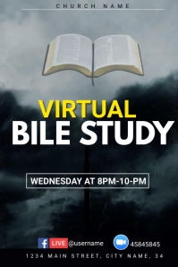Virtual Bible study Template | PosterMyWall