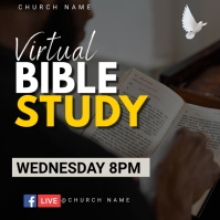 Virtual Bible Study Template | PosterMyWall