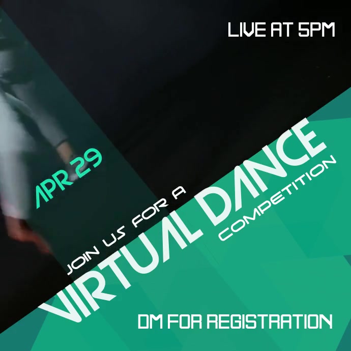 Virtual break dance Template | PosterMyWall