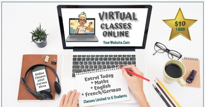 Virtual Classes Online Template | PosterMyWall