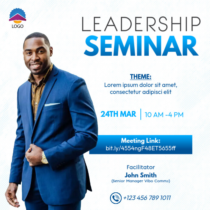 Virtual conference flyers Template | PosterMyWall