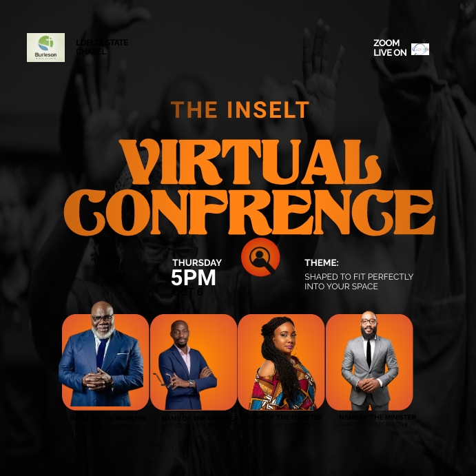 Copy of VIRTUAL CONFRENCE CHURCH FLYER (1) | PosterMyWall