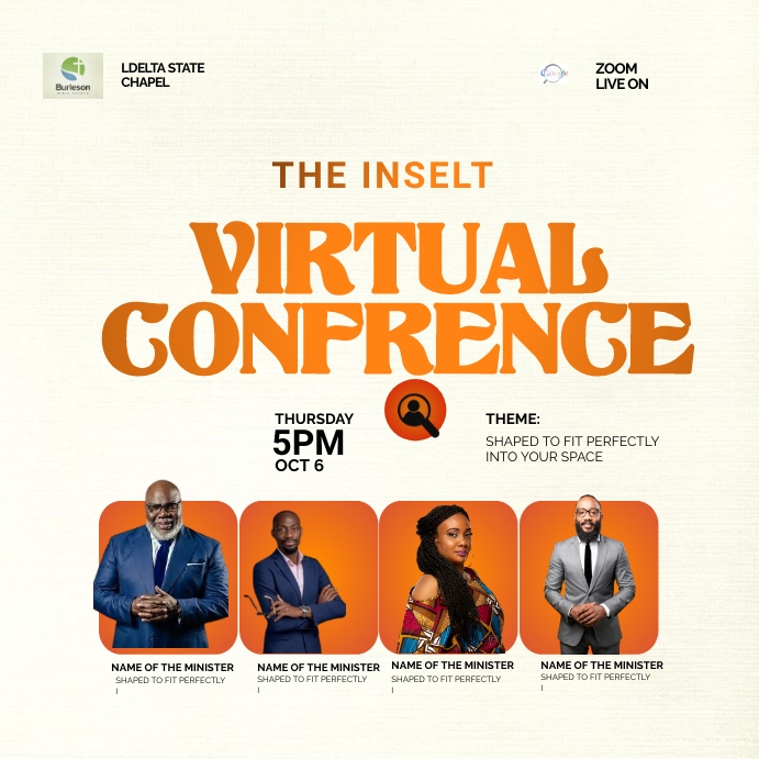 Copy of VIRTUAL CONFRENCE CHURCH FLYER | PosterMyWall