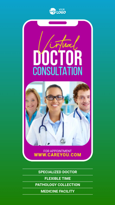 Copy of Virtual Doctor Appointment Template | PosterMyWall