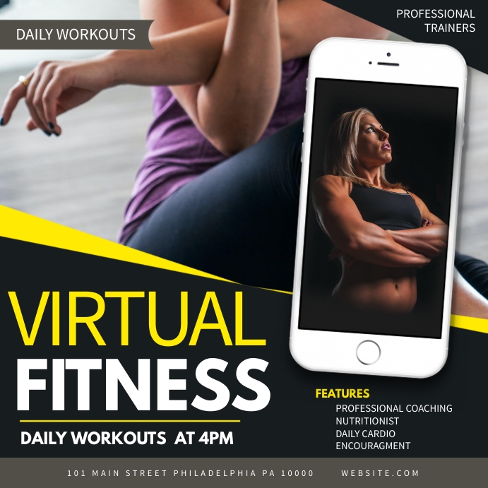 Copy of Virtual Fitness | PosterMyWall
