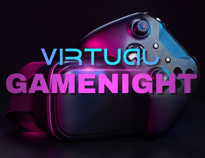 VIRTUAL GAME NIGHT AD DESIGN TEMPLATE | PosterMyWall
