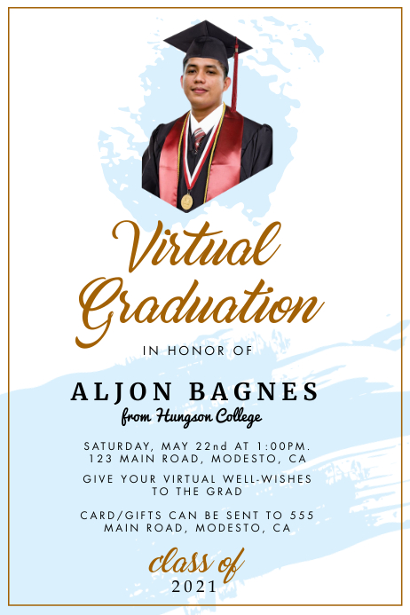 Copy of VIRTUAL GRADUATION | PosterMyWall