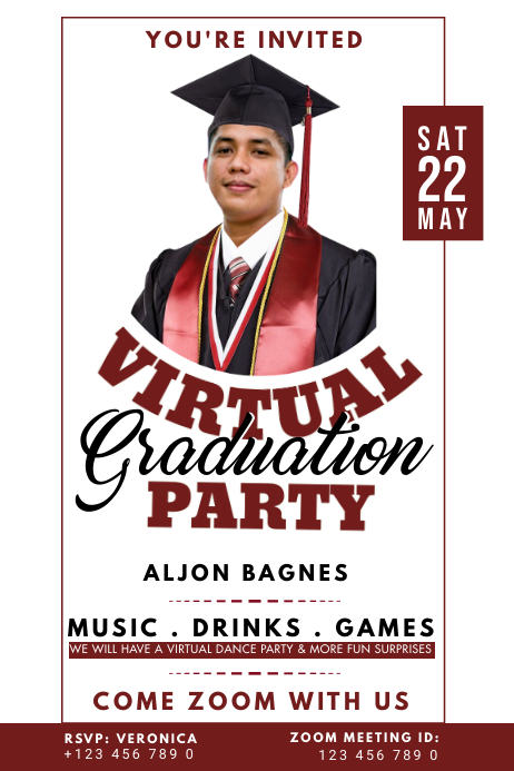 Copy of VIRTUAL GRADUATION | PosterMyWall