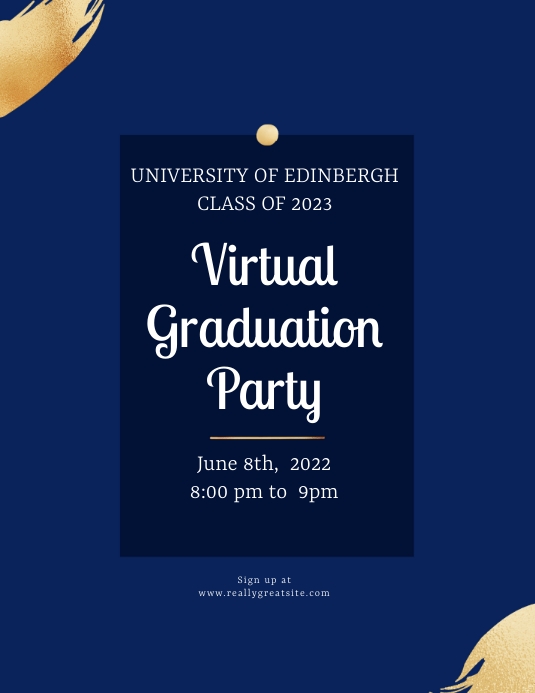VIRTUAL GRADUATION Template | PosterMyWall
