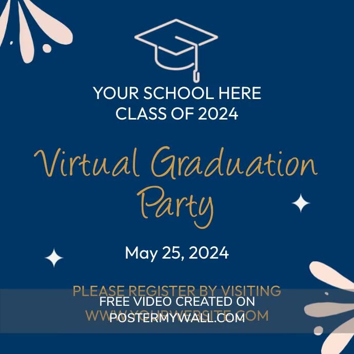 Modèle Virtual Graduation Party | PosterMyWall