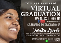 Virtual School Graduation Celebration Template | PosterMyWall