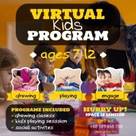 Virtual kids program Template | PosterMyWall