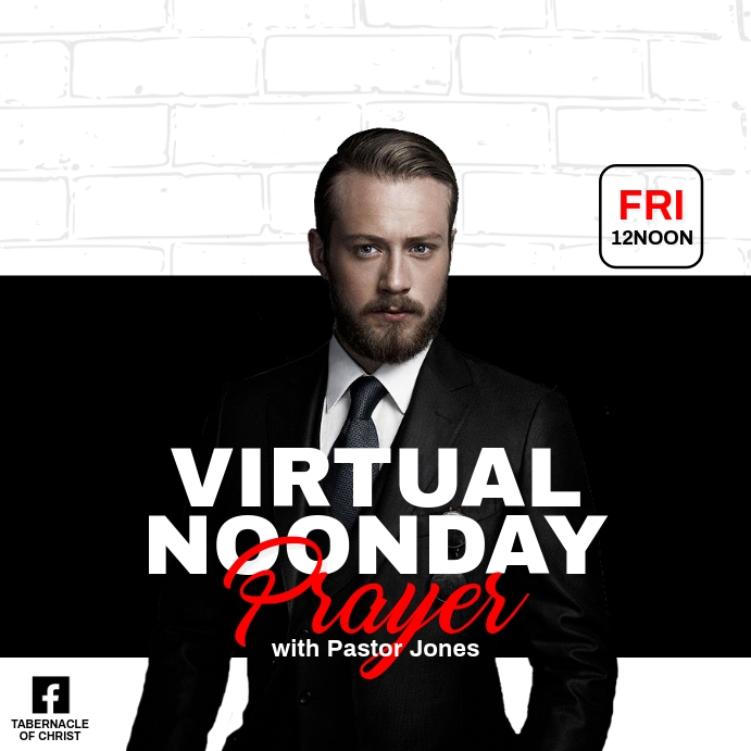 Virtual Noonday Prayer Template | PosterMyWall