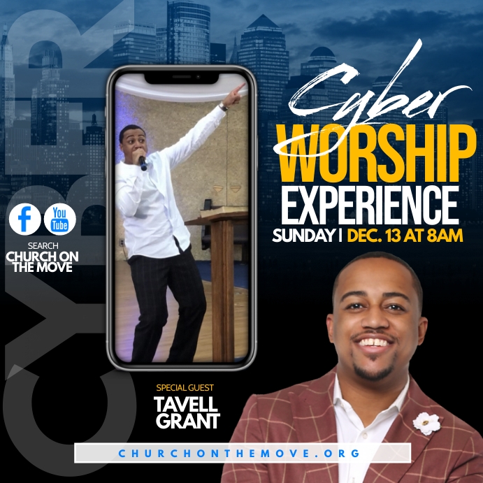 Virtual Worship Template | PosterMyWall