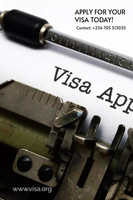visa Template | PosterMyWall