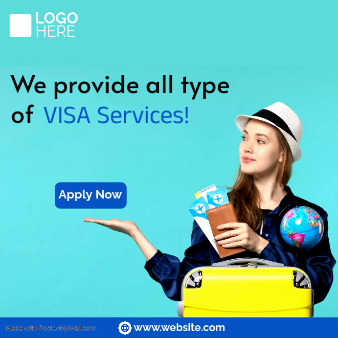 Visa Template | PosterMyWall