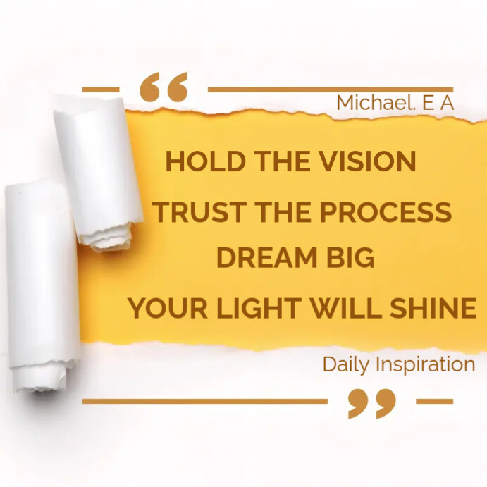 Copy of VISION AND PROCESS PURPOSE | PosterMyWall