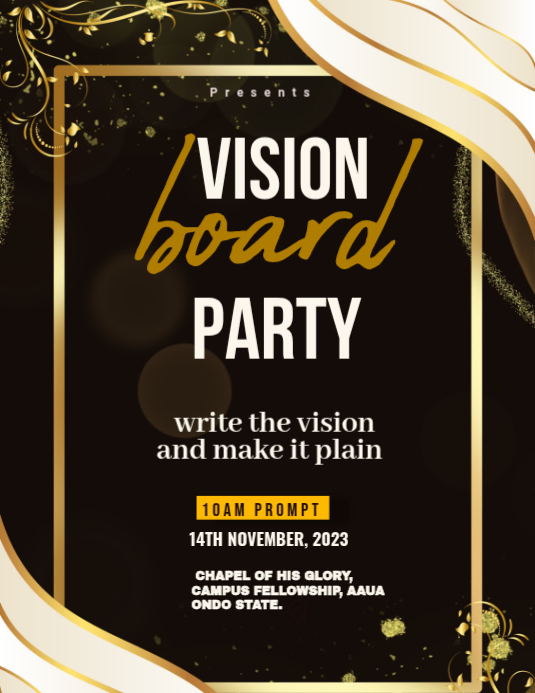 Vision Board Template | PosterMyWall