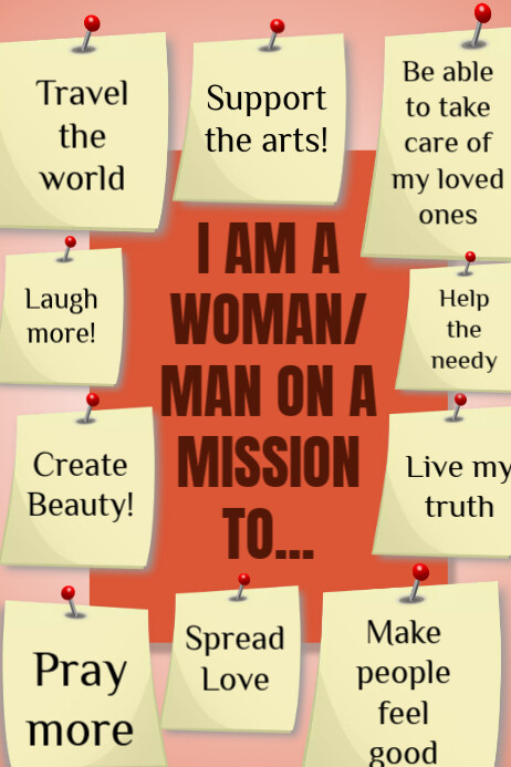 Vision Board Template | PosterMyWall