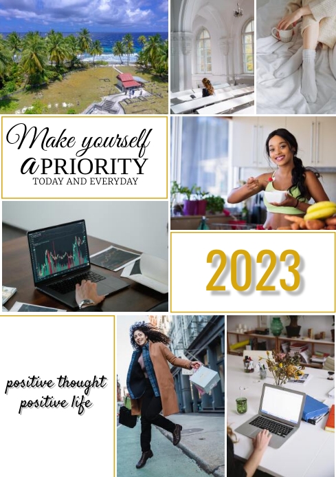 Vision Board Template | PosterMyWall