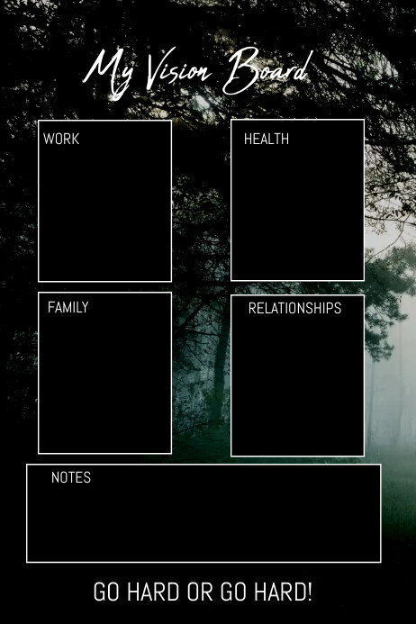vision board Template | PosterMyWall
