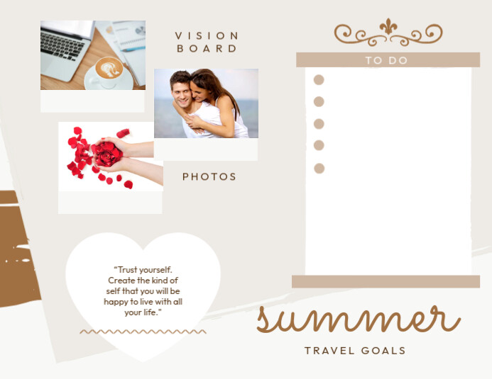 Vision Board Template | PosterMyWall