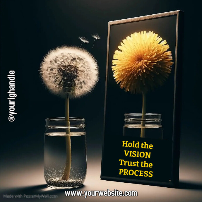 Vision Inspirational Instagram Post Template | PosterMyWall