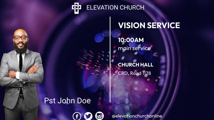 VISION SERVICE (2) Template | PosterMyWall