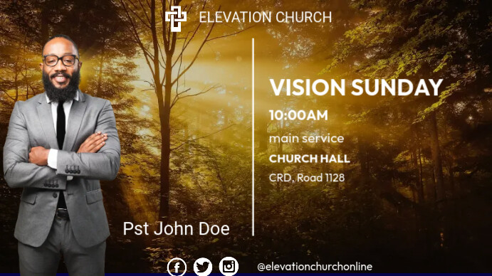 VISION SERVICE (2) Template | PosterMyWall