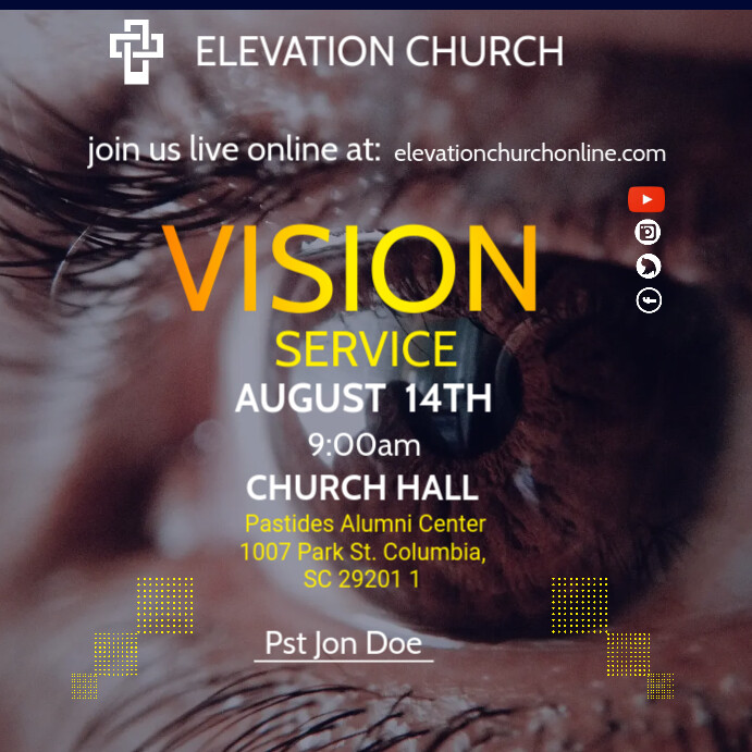VISION SERVICE (27) Template | PosterMyWall