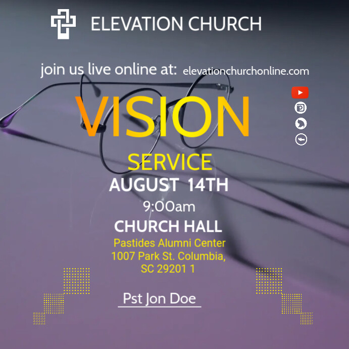 VISION SERVICE (30) Template | PosterMyWall