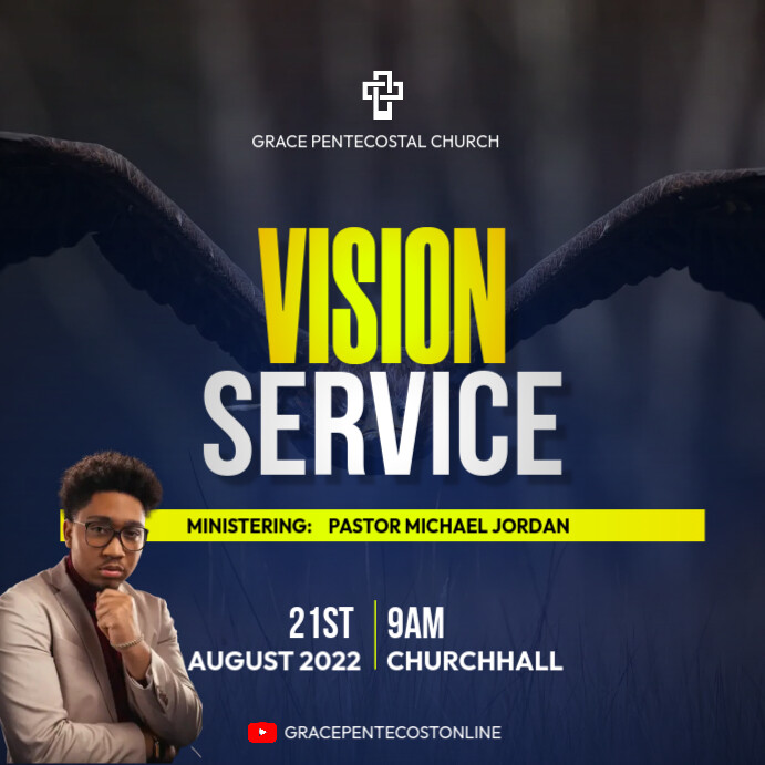 Plantilla de Servicio de Visión de | PosterMyWall